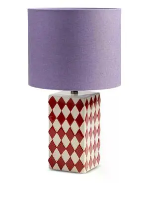 &K AMSTERDAM Harlequin Table Lamp - Purple