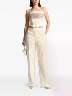 Manière De Voir Cora Satin Bandeau Corset Top
