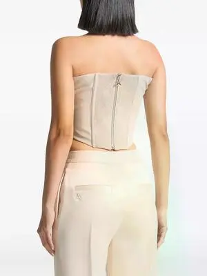 Manière De Voir Cora Satin Bandeau Corset Top