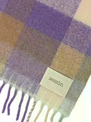 SESSUN Checked Scarf