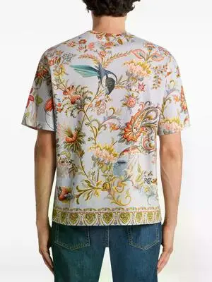 Etro Fauna-print T-shirt - Neutrals