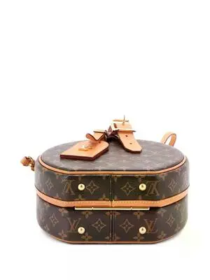 LOUIS VUITTON Petite Boite Chapeau Monogram Canvas - Brown