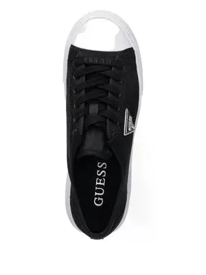 Guess Platform Logo Sneakers - Black
