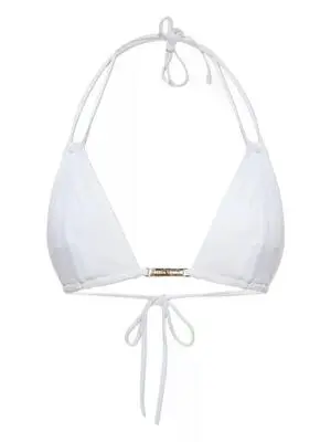Melissa Odabash Girona Tie-fastening Bikini Top - White