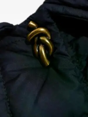 Moncler Gresillon Quilted Belted Coat - Blue