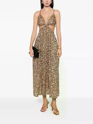 Zimmermann Wanderlust Braid-trim Midi Dress