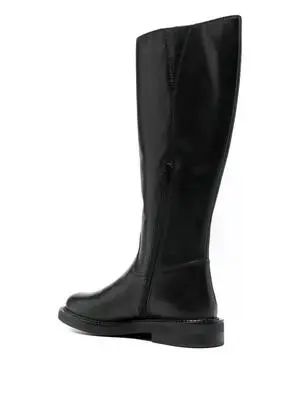 Geox Serilda Leather Boots - Black