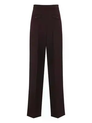 Chloé Buttoned Pleated Trousers