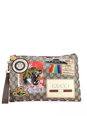 Gucci Silver Tone Clutches