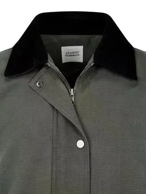 STUDIO TOMBOY Collared Cotton Jacket