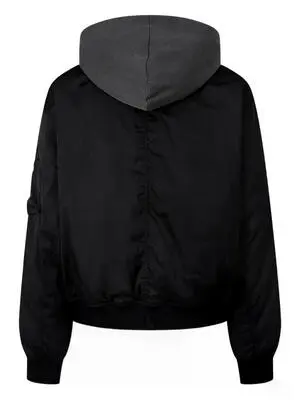 STUDIO TOMBOY V-neck Bomber Jacket - Black