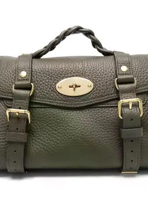 Mulberry Mini Alexa Leather Cross Body Bag - Green
