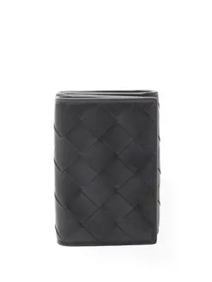 Bottega Veneta 2012-2025 Intrecciato Tiny Wallet Small Wallets - Black