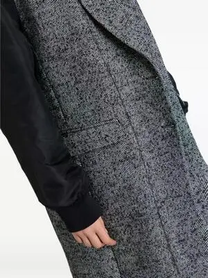 GAELLE Herringbone Sleeve Coat
