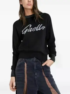 GAELLE Logo Detail Sweater