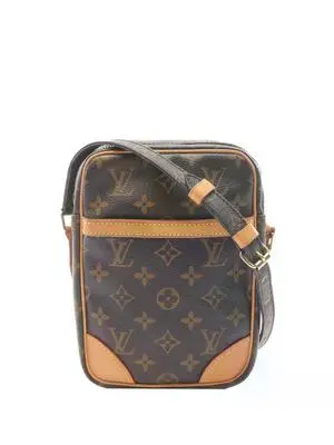 LOUIS VUITTON 2004 Monogram Danube Crossbody Bag - Brown