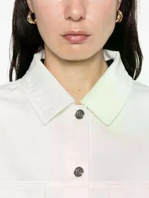 ANINE BING Rory Buttoned Pocket Jacket - White
