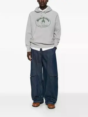 BRAIN DEAD X Brooks Brothers Logo Hoodie