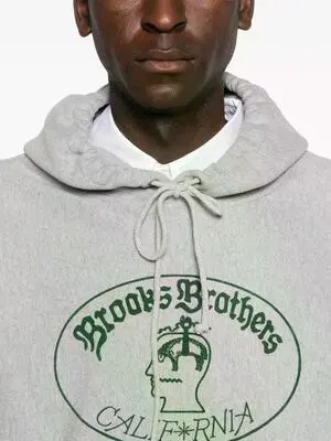 BRAIN DEAD X Brooks Brothers Logo Hoodie