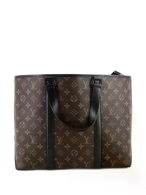 LOUIS VUITTON Weekend Macassar Monogram Canvas Pm Tote Bag
