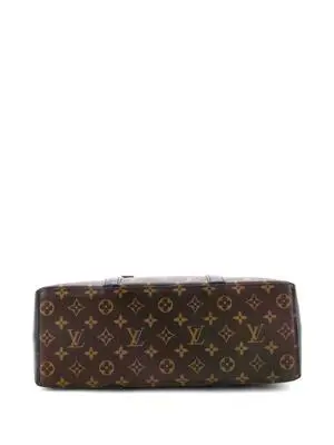 LOUIS VUITTON Weekend Macassar Monogram Canvas Pm Tote Bag