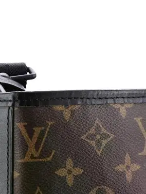 LOUIS VUITTON Weekend Macassar Monogram Canvas Pm Tote Bag