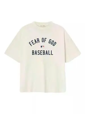 Fear Of God X Mlb 90's Printed T-shirt - Neutrals