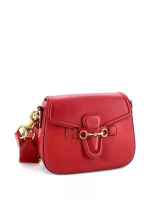 Gucci Lady Web Leather Medium Shoulder Bag