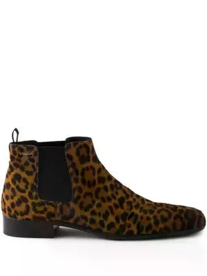 Prada Printed Chelsea Boots