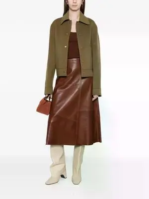 ARMA Panelled Midi Skirt - Brown