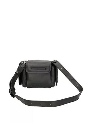 VIC MATIE Leather Crossbody Bag With Logo Lettering
