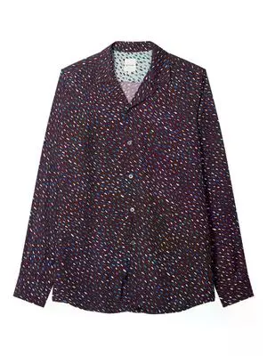 Paul Smith Screen Dance Print Camp-collar Shirt - Red