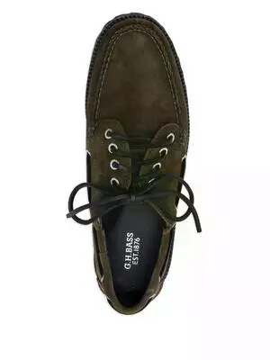 G.H.BASS Ranger Camp Moccasins - Green
