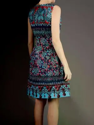 Linda Farrow Printed Lantern Dress