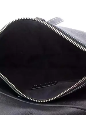 Dior Kaws Saddle Leather With Applique Crossbody Bag - Black