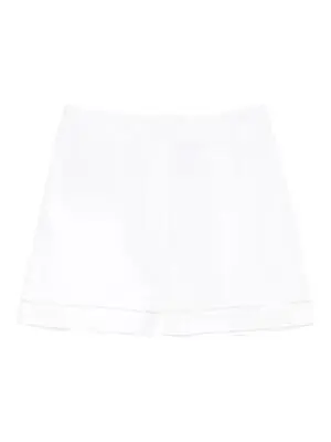Theory Embroidered Shorts - White