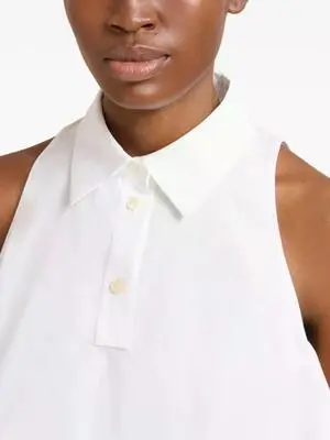 Marni Polo-collar Contrast-hem Shirt