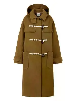 STUDIO TOMBOY Hooded Duffle Coat - Brown