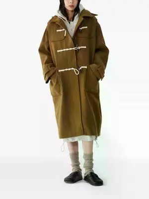 STUDIO TOMBOY Hooded Duffle Coat - Brown