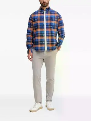 Gant Checked Oxford Shirt - Blue