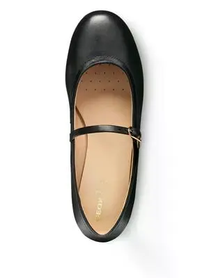 Geox Palmaria Buckle-strap Ballerina Shoes