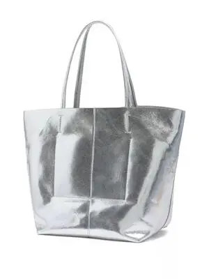 Bimba Y Lola Logo Leather Tote Bag