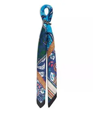 Bimba Y Lola Patterned Knot Keyring - Blue