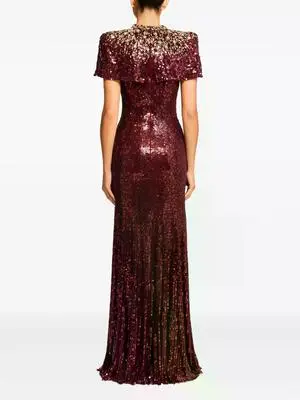 Jenny Packham Sequin-embellished Gown