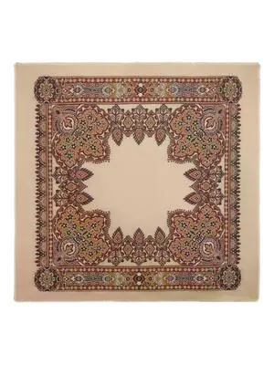 Etro Floral-jacquard Scarf - Neutrals