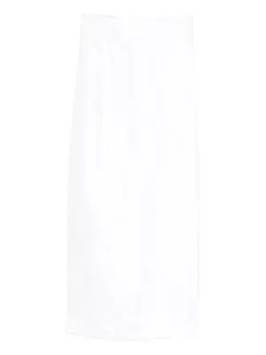Posse Emma Long Pencil Skirt - White