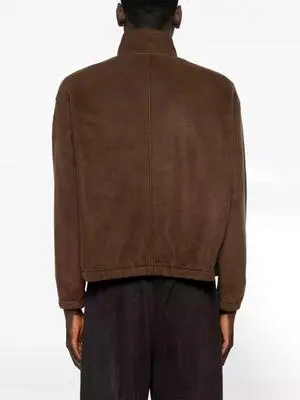 Auralee Half-zip Fleece Sweatshirt - Brown