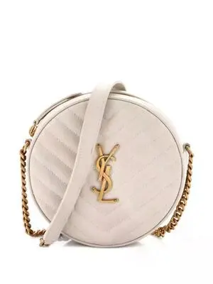 Saint Laurent Vinyle Round Camera Crossbody Bag