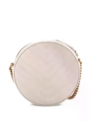 Saint Laurent Vinyle Round Camera Crossbody Bag