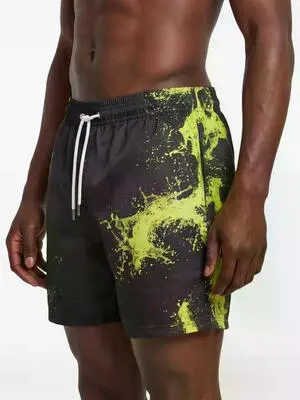 PLEIN SPORT Splash Pattern Shorts